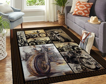 Motorcycle Rug | Etsy
