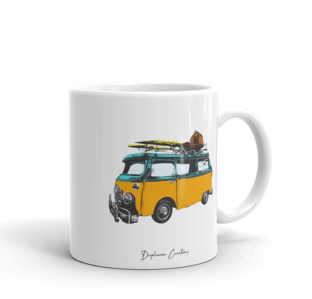 Volkswagen Bus Coffee Mug Cup - Etsy
