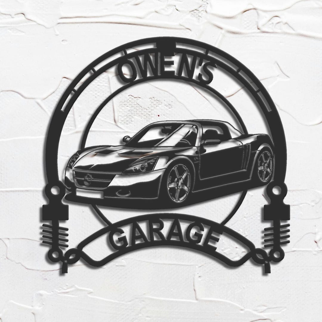 2004 Opel Speedster Turbo 3 Personalized Sign | Metal Wall Art | Custom ...