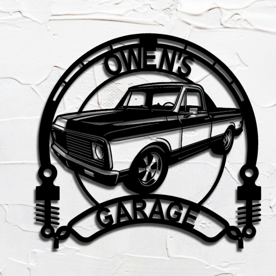 1971 Chevrolet S10 Personalized Sign Custom Metal Wall Art Home Decor ...
