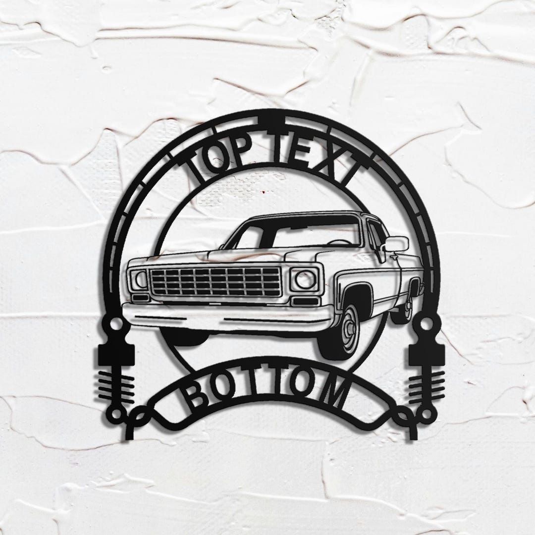 1974 Chevrolet C10 Personalized Sign | Custom Metal Wall Art Home Decor ...