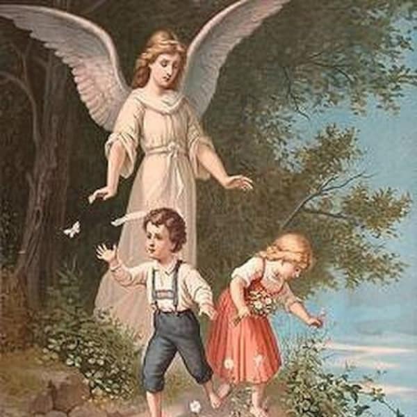 Guardian Angel Tattoo - Etsy