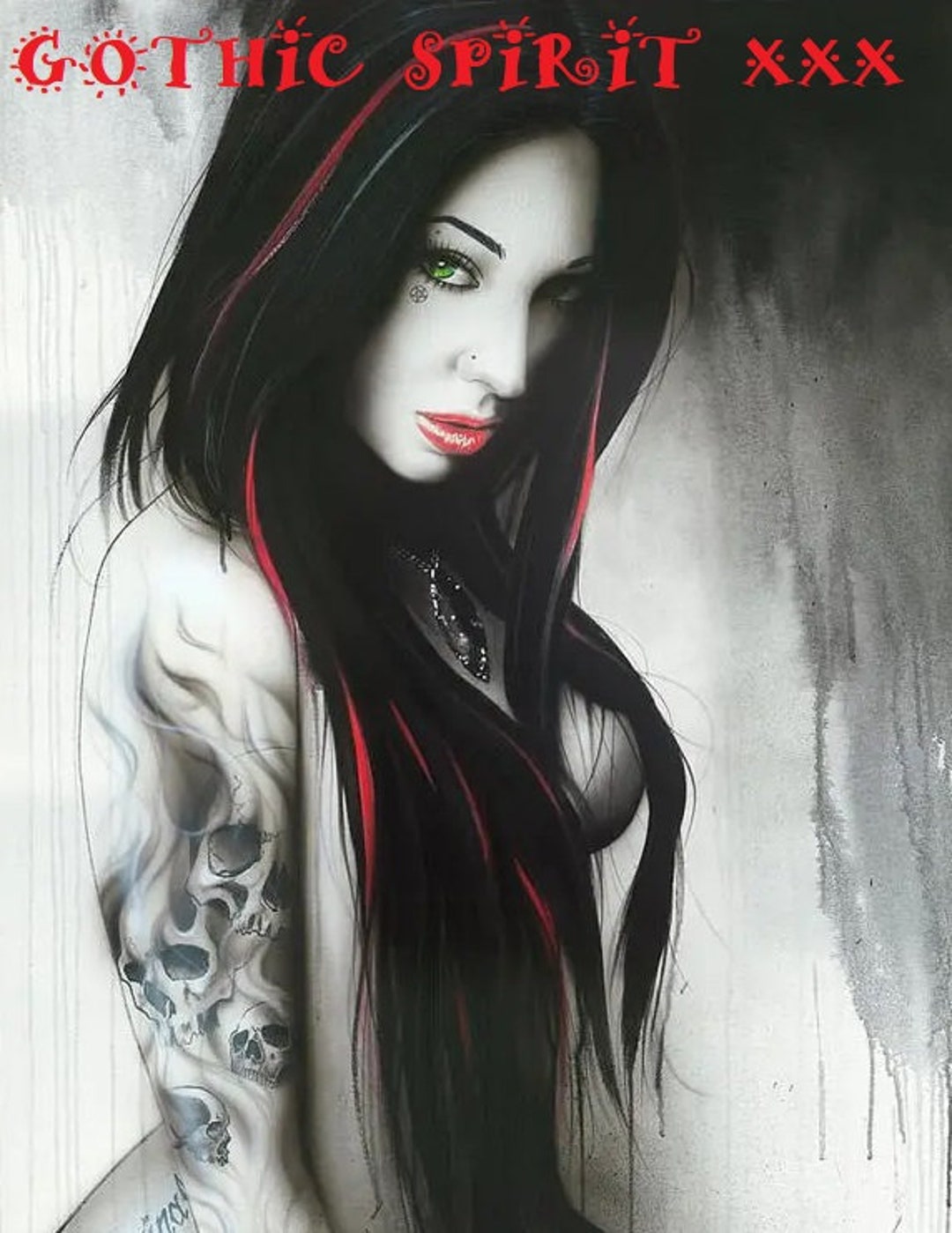 GOTHIC XXX Spirit Sexy Djinn Ava KHODAMIC Companion - Etsy