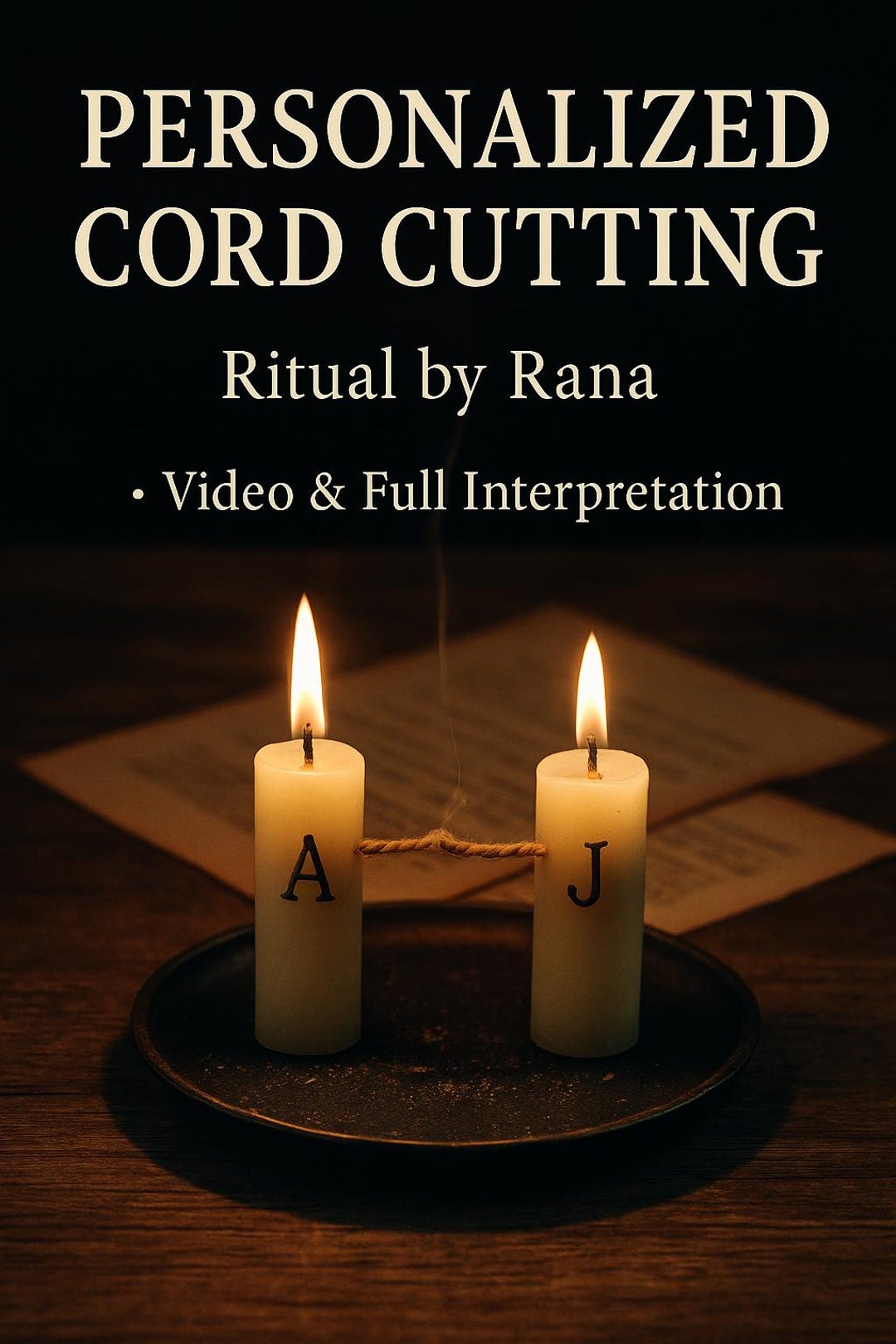 Custom Cord Cutting Ceremony Remove Past Connections Ritual Video ...