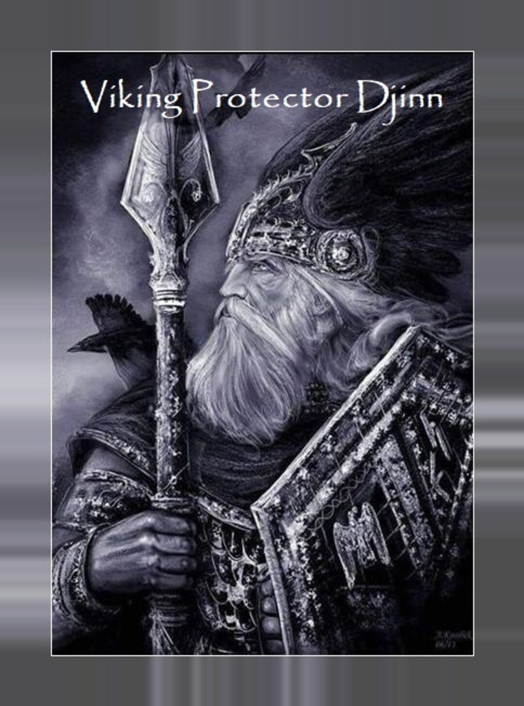 Viking Protector Djinn Super Power Male Familiar Enhances Energy ...