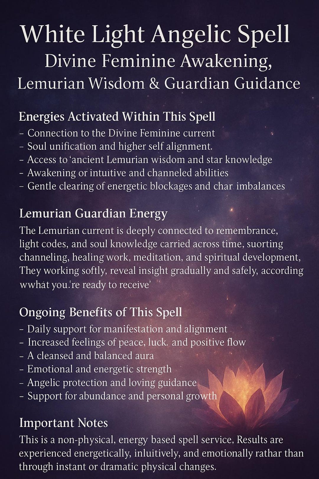 White Light Manifestation Self Alignment Angel Protection Goddess Lotus ...
