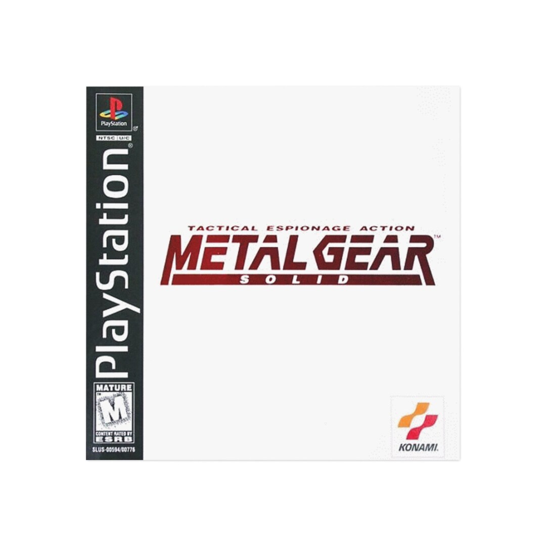 Metal Gear Solid Magnet Playstation PS1 Video Game - Etsy