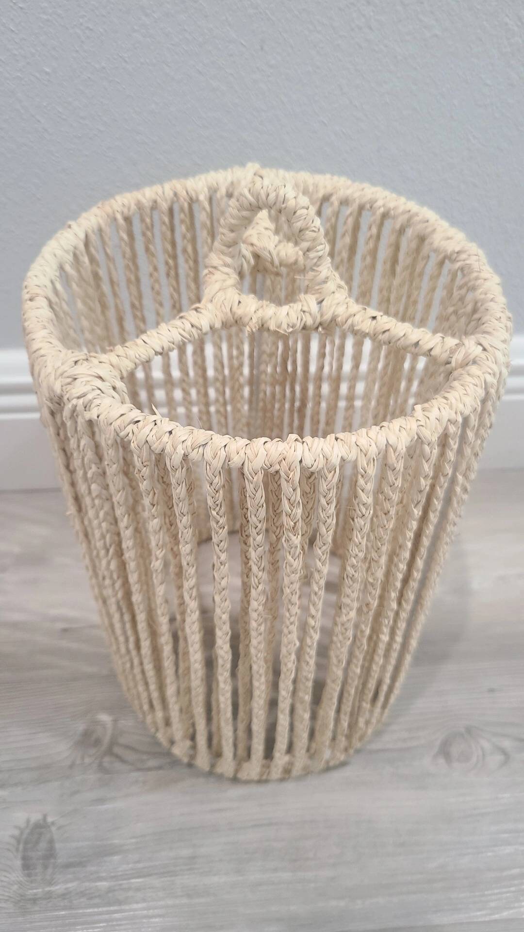 Handmade Straw Lamp | Straw Pendant Lamp | Toquilla Straw Shade | Free ...