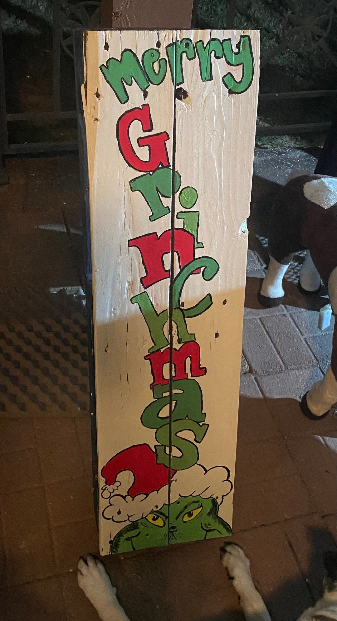 Custom Grinch Sign - Etsy