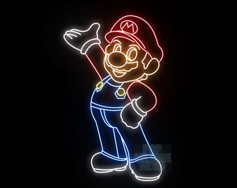 Mario Neon Sign | Etsy UK