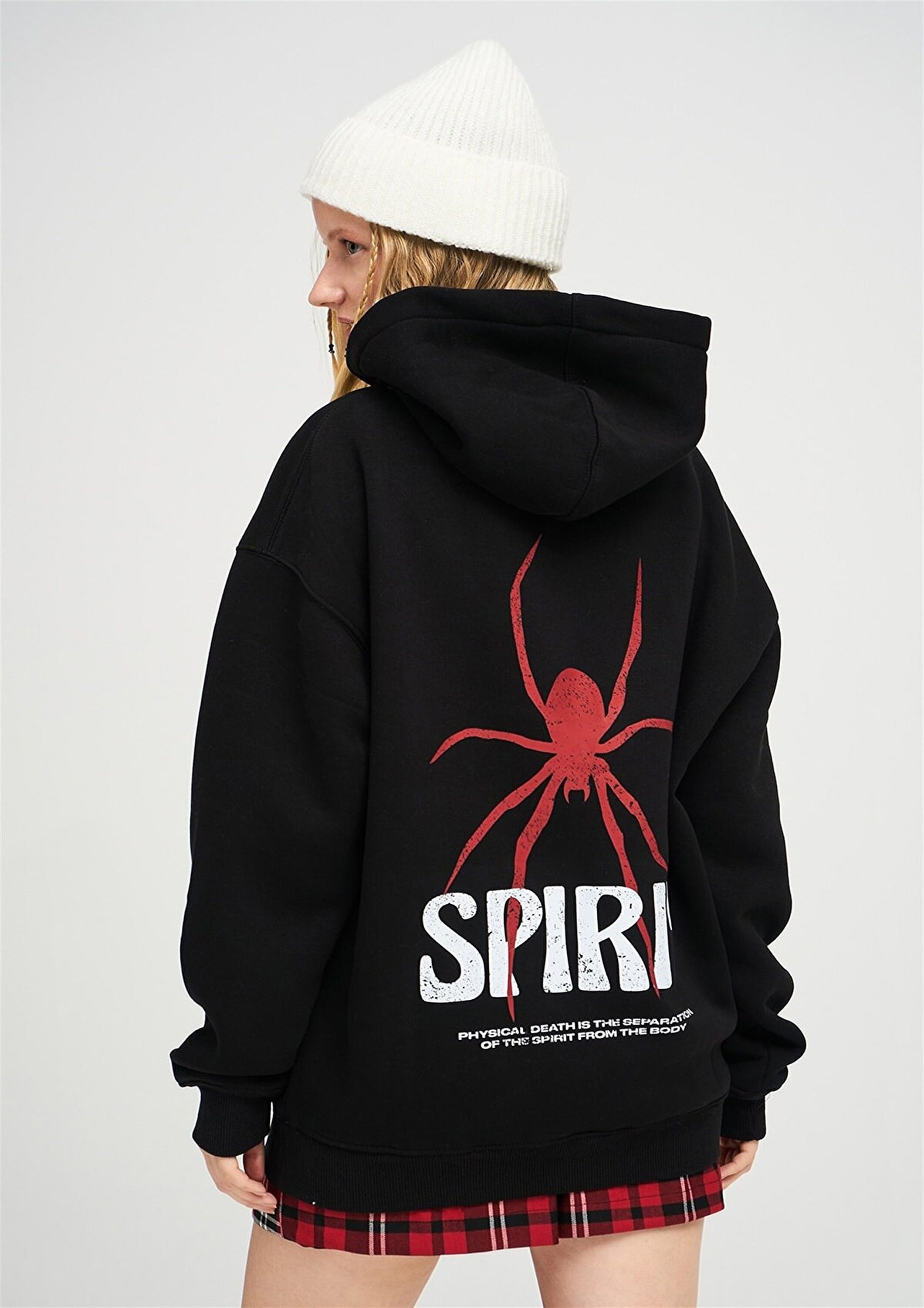 Spider Spirit Hoodie, Unisex Oversize Spider Sweatshirt, Spider Shirt ...