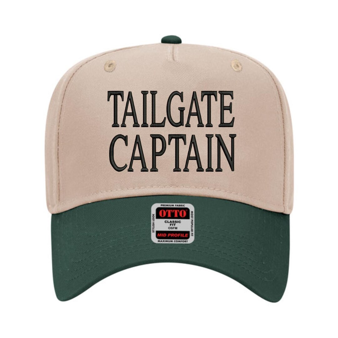 Tailgate Captain Hat Embroidery Design File (JEF, PES, DST Formats) - Etsy