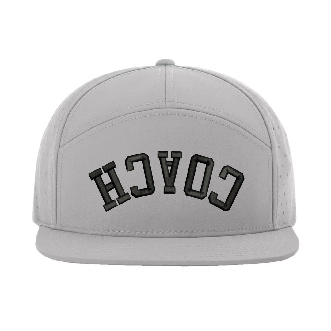 Coach Puff Embroidery Design – Upside Down Text, Hat File (digital ...