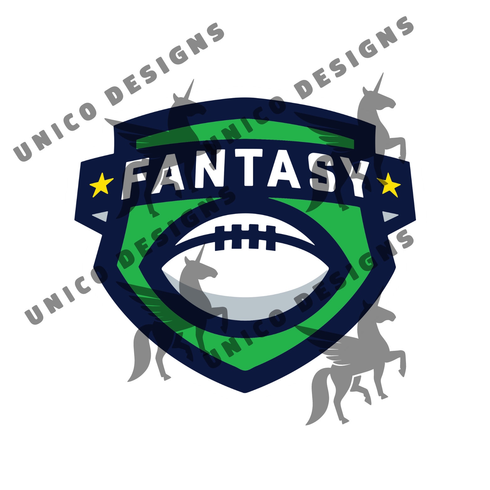 Fantasy Football SVG: Customizable Design (digital Download) - Etsy