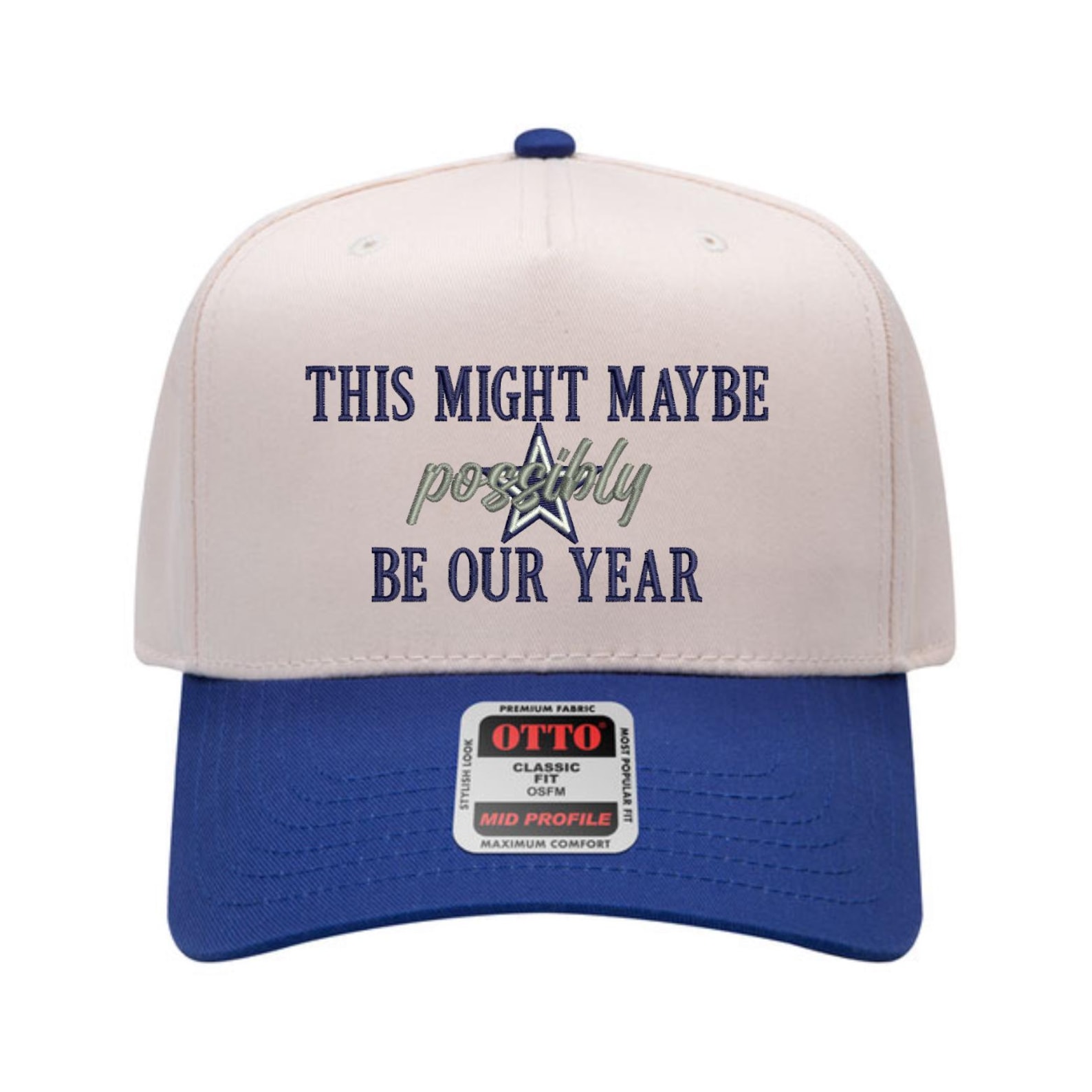 This Might Maybe Possibly Be Our Year Hat Embroidery Design: Machine ...