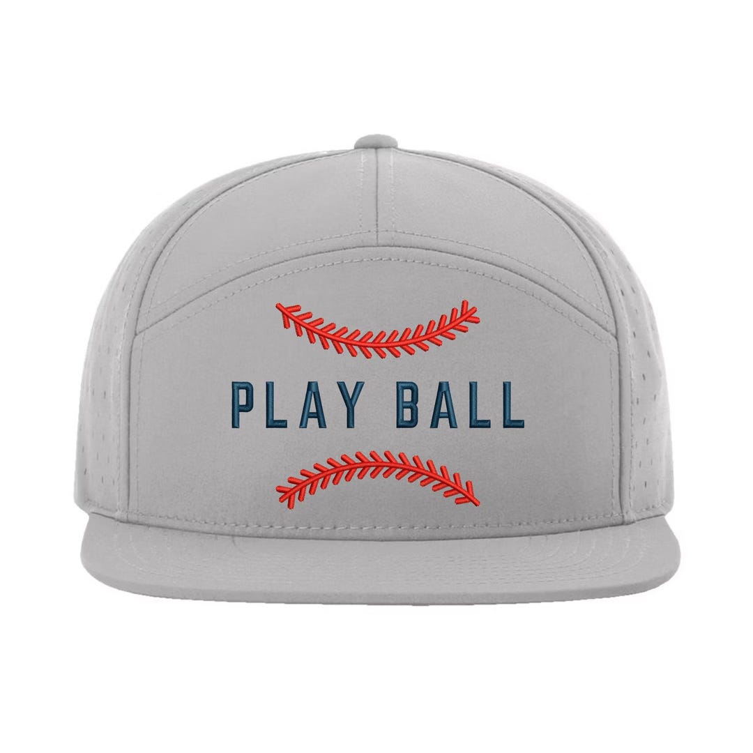 Play Ball Puff Embroidery File – Hat Design (digital Download) - Etsy