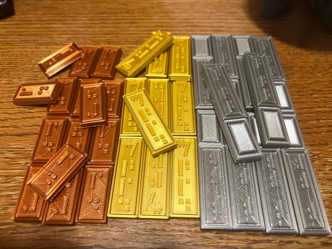 3d Printed Star Wars Republic Credits 35 Piece Set - Etsy