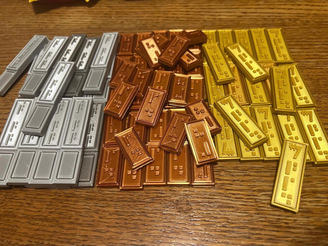 3d Printed Star Wars Republic Credits 80 Piece Set. Great for Cosplay ...