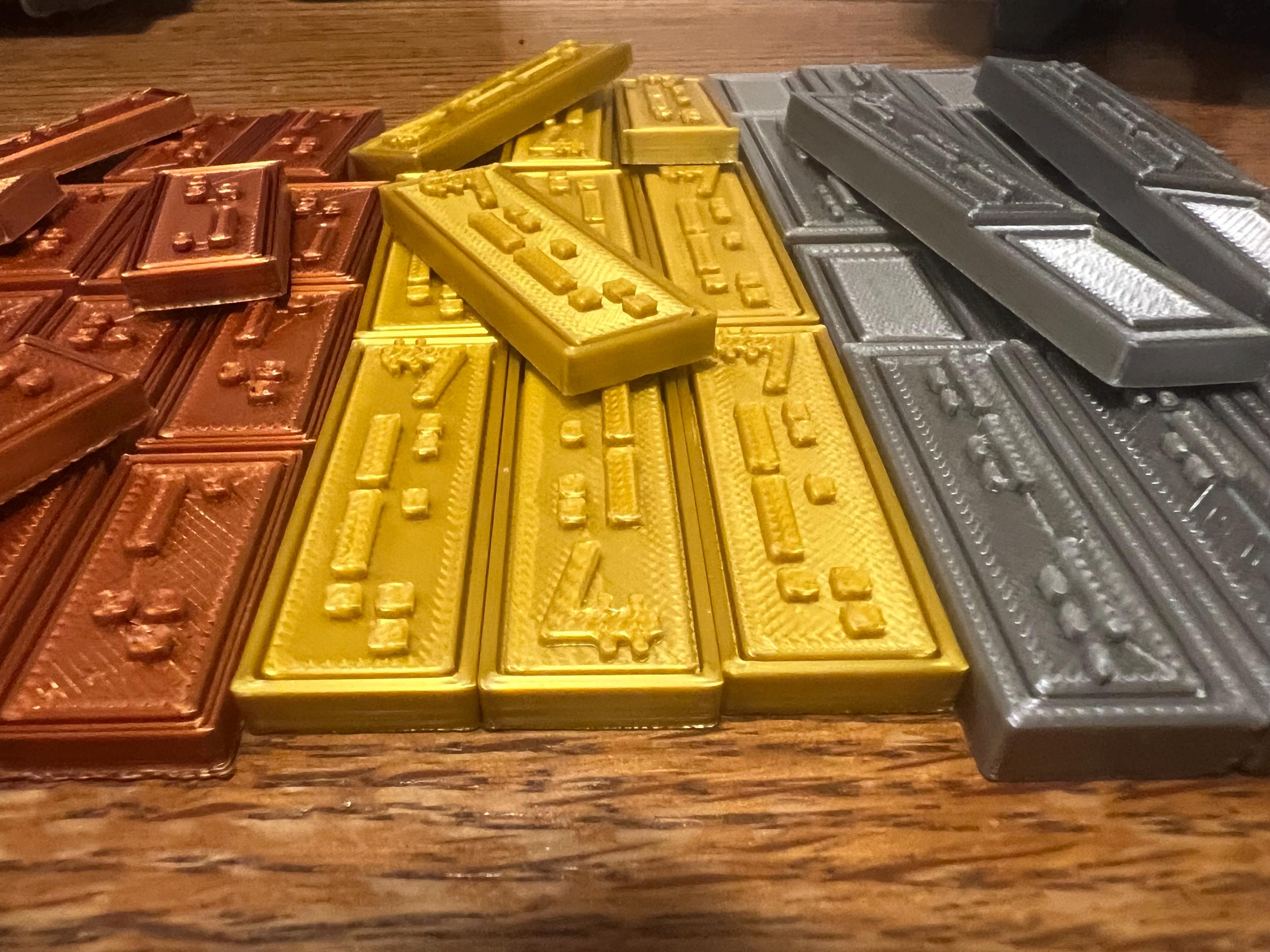 3d Printed Star Wars Republic Credits 35 Piece Set - Etsy