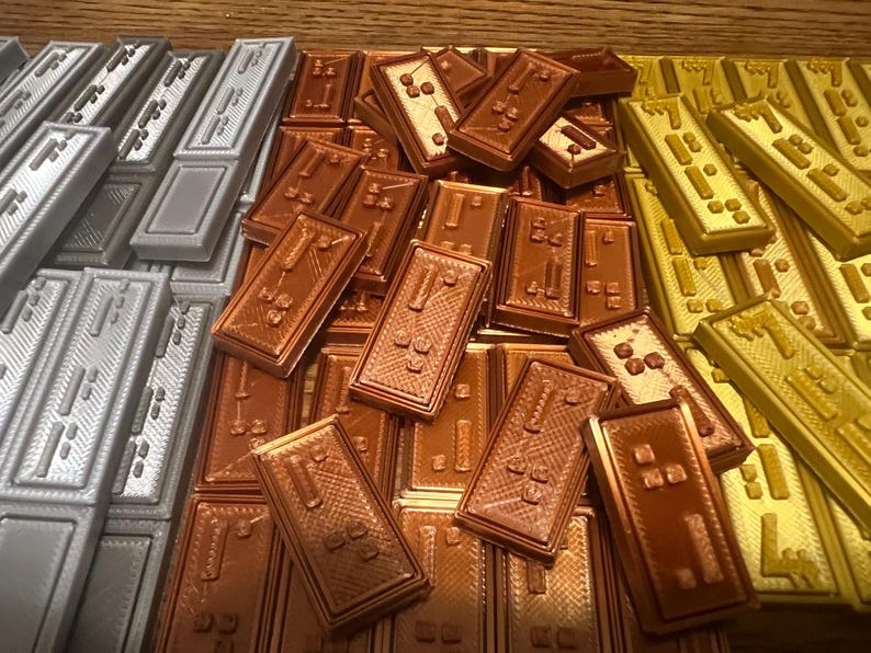 3d Printed Star Wars Republic Credits 80 Piece Set. Great for Cosplay ...