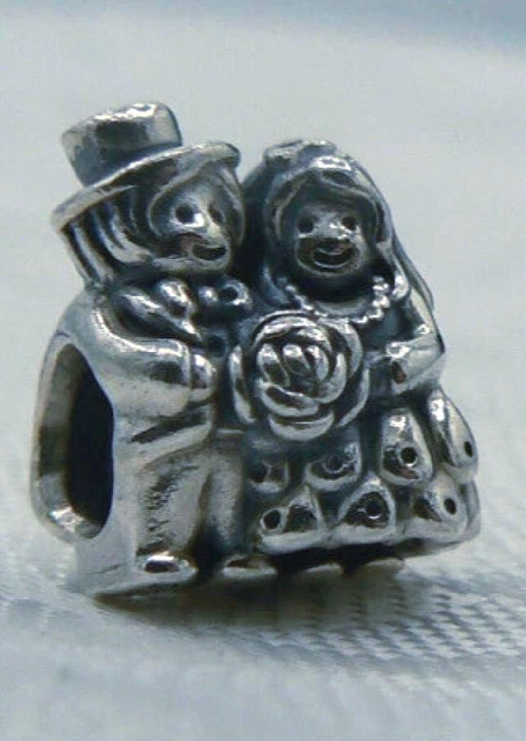 Pandora Wedding Couple Charm Vintage Retired - Etsy