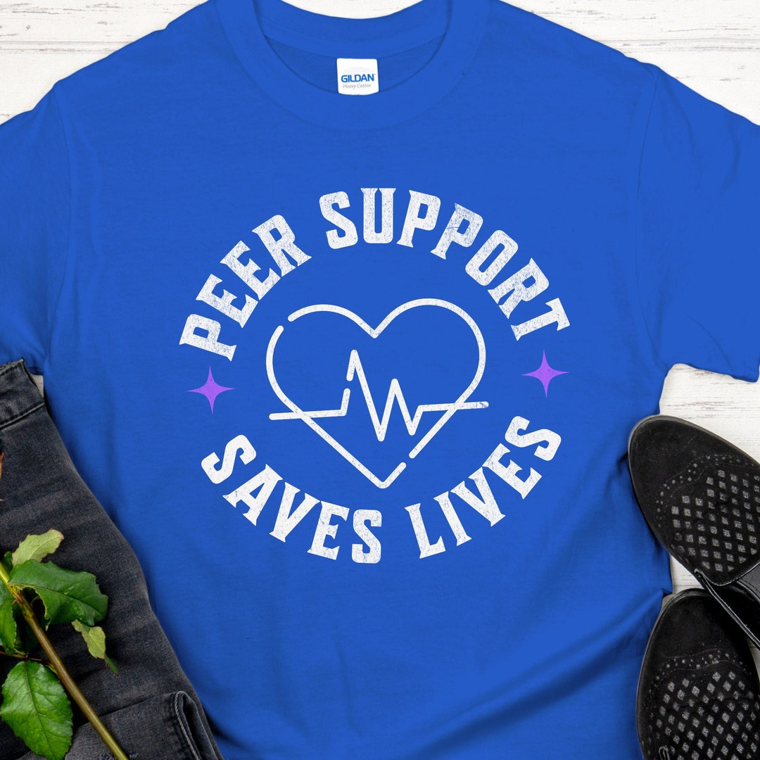 S-6XL! Peer Support Mental Health or Recovery T-shirt | Inspiring ...