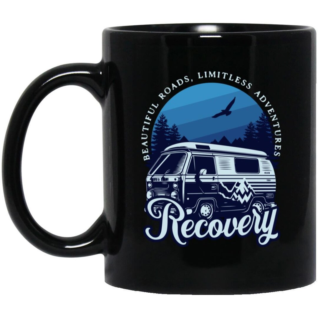 Recovery Coffee Mug Inspiring Sobriety Recovery Roads & - Etsy