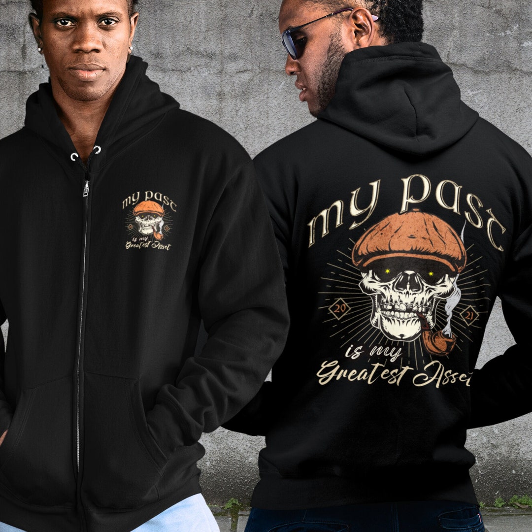Custom Addiction Recovery Zip Hoodie Inspiring Sobriety My Past is My ...