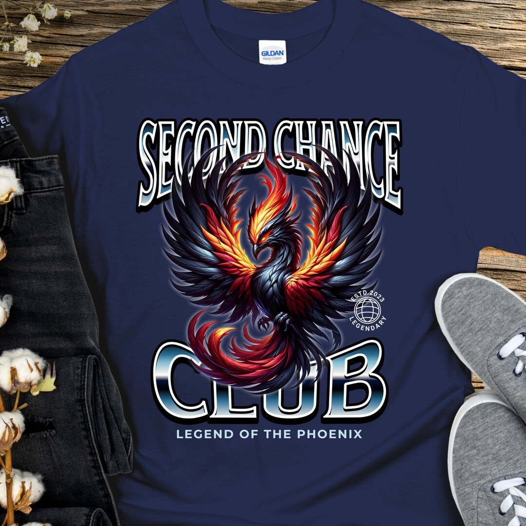Addiction Recovery T-shirt Inspiring Sobriety 2nd Chance Club - Etsy