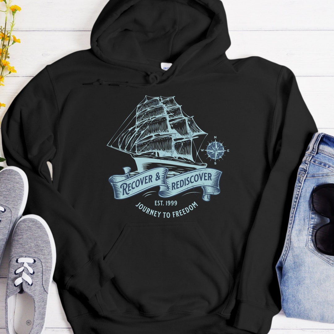 Addiction Recovery Hoodie Inspiring Sobriety Recover and - Etsy