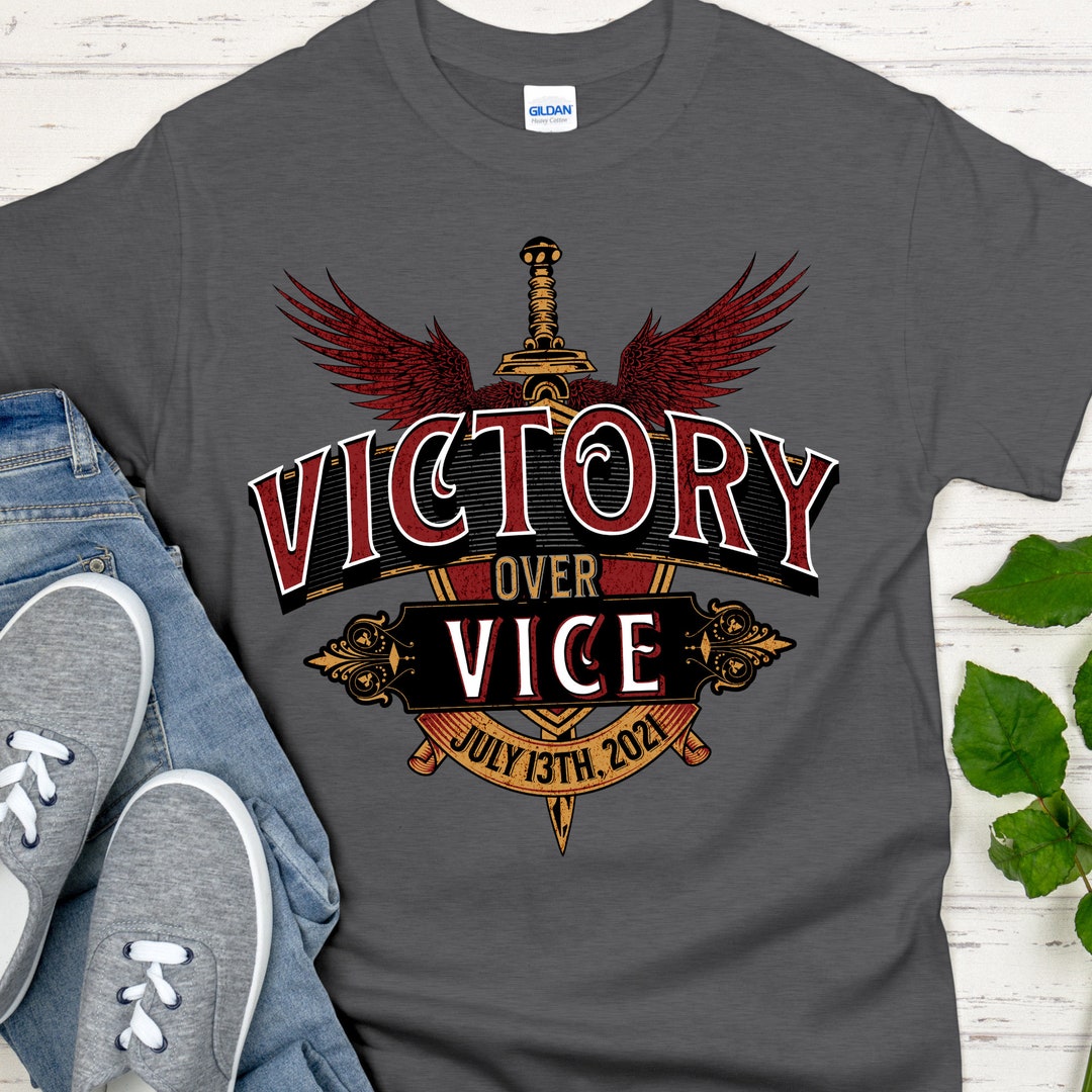 Addiction Recovery T-shirt Inspiring Sobriety Victory Over Vice - Etsy