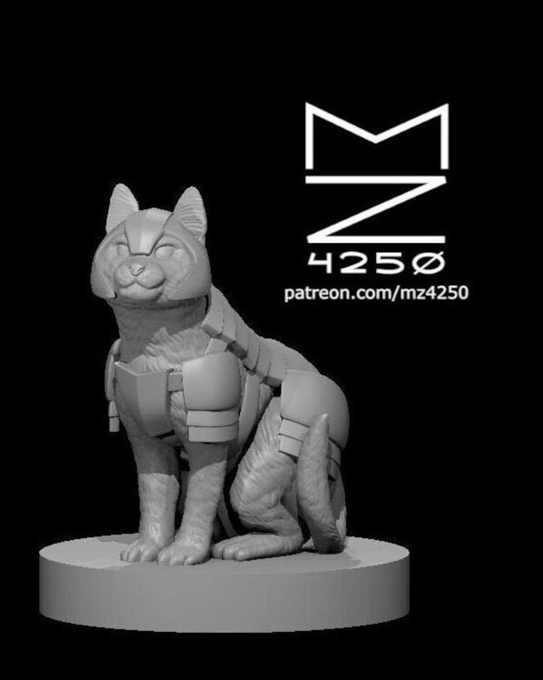 Armored Cat Mini - Mz4250 - D&D Pathfinder Fantasy RPG Tabletop ...