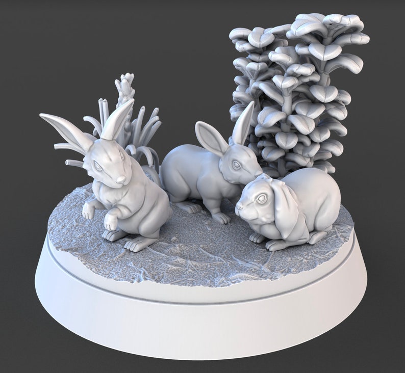 Farm Animals Set by STL Miniatures RPG Wargames Tabletop - Etsy