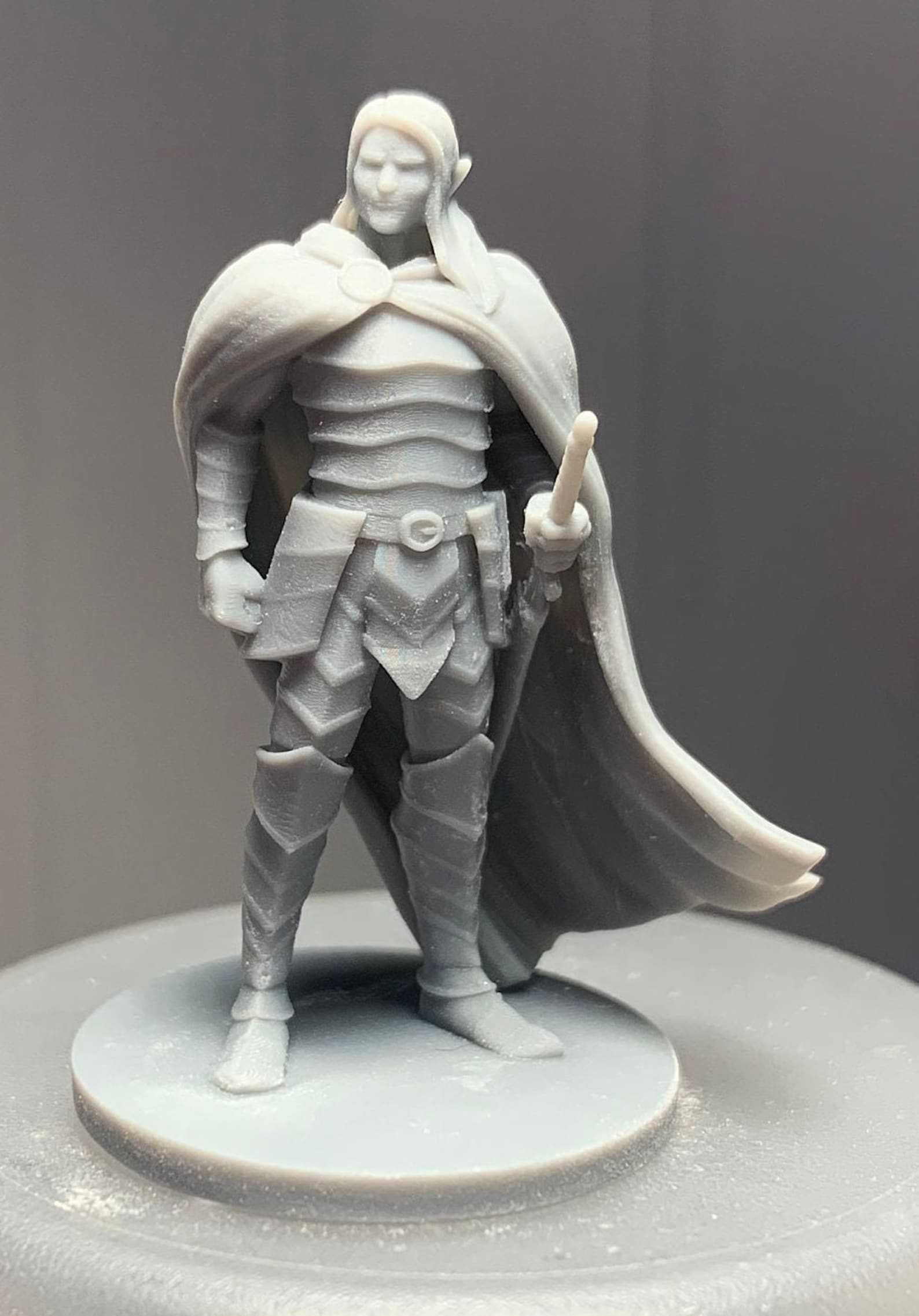 Male Elf Paladin Miniature Mz4250 Fighter Swordsman Knight | Etsy