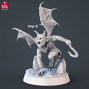 Demon Set STL Miniatures Dnd RPG Wargames Tabletop Fantasy Gaming Mini ...