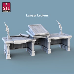 Magistrate Set - STL Miniatures - Dnd RPG Wargames Tabletop Fantasy ...