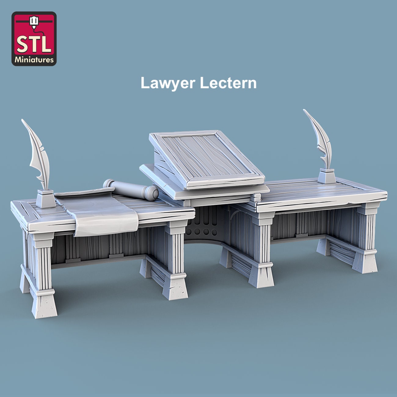 Magistrate Set - STL Miniatures - Dnd RPG Wargames Tabletop Fantasy ...