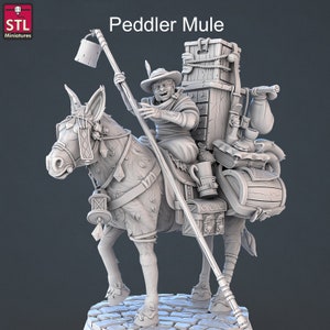 Food Vendors Set - STL Miniatures - Dnd RPG Wargames Tabletop Fantasy ...