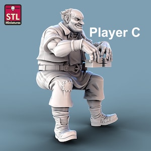 Card Players Set - STL Miniatures - RPG Wargames Tabletop Gaming Dnd ...