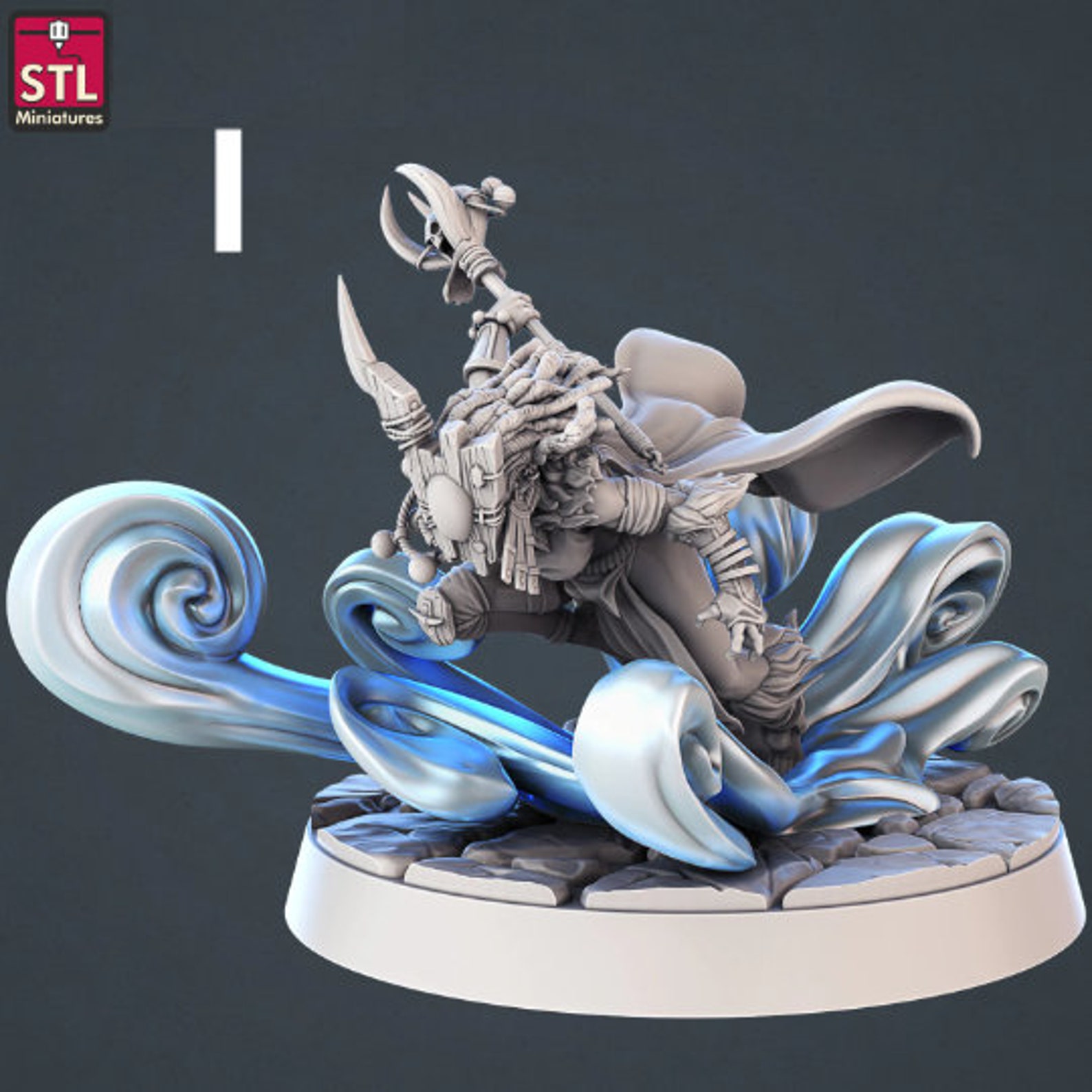 Genasi Character Set by STL Miniatures - RPG Wargames Tabletop Gaming ...