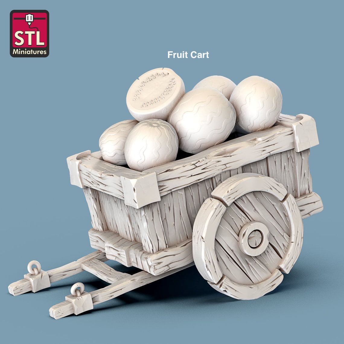Fruit Vendor Set - STL Miniatures - RPG Wargames Tabletop Gaming Dnd ...