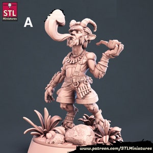 Satyrs Set by STL Miniatures - RPG Wargames Tabletop Gaming - Minis ...