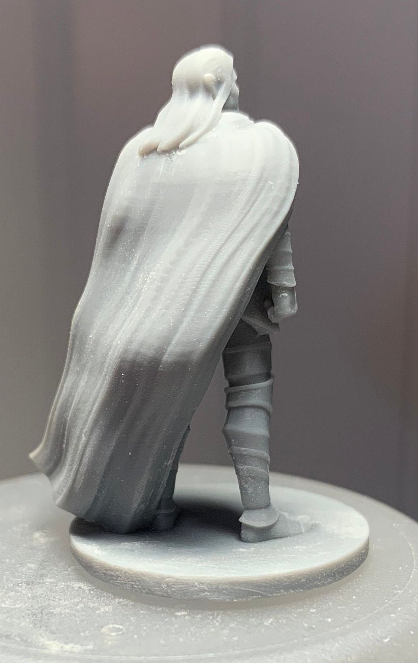 Male Elf Paladin Miniature Mz4250 Fighter Swordsman Knight - Etsy