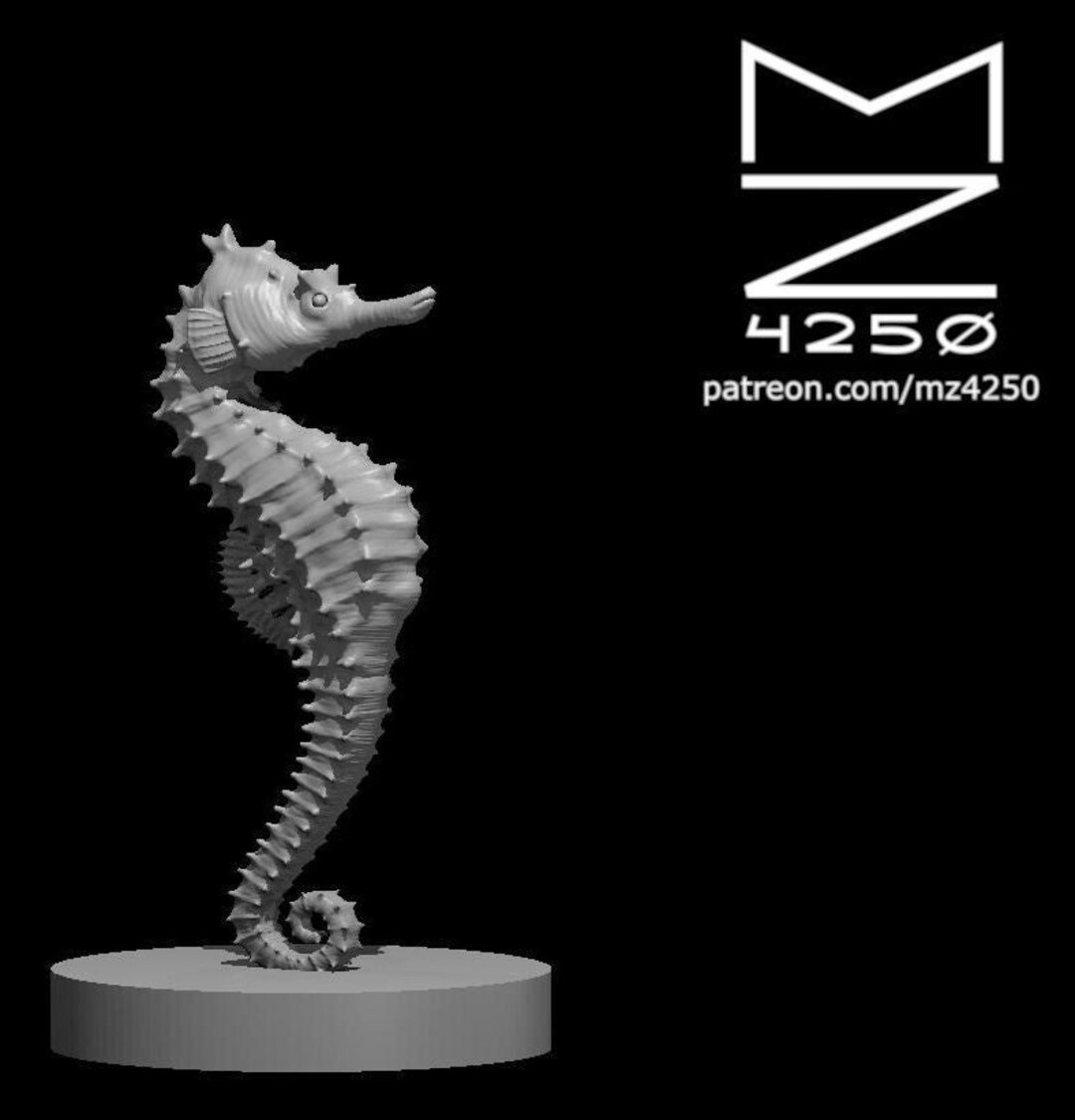 Seahorse Mini - Mz4250 - D&D Dungeons and Dragons Fantasy RPG Tabletop ...