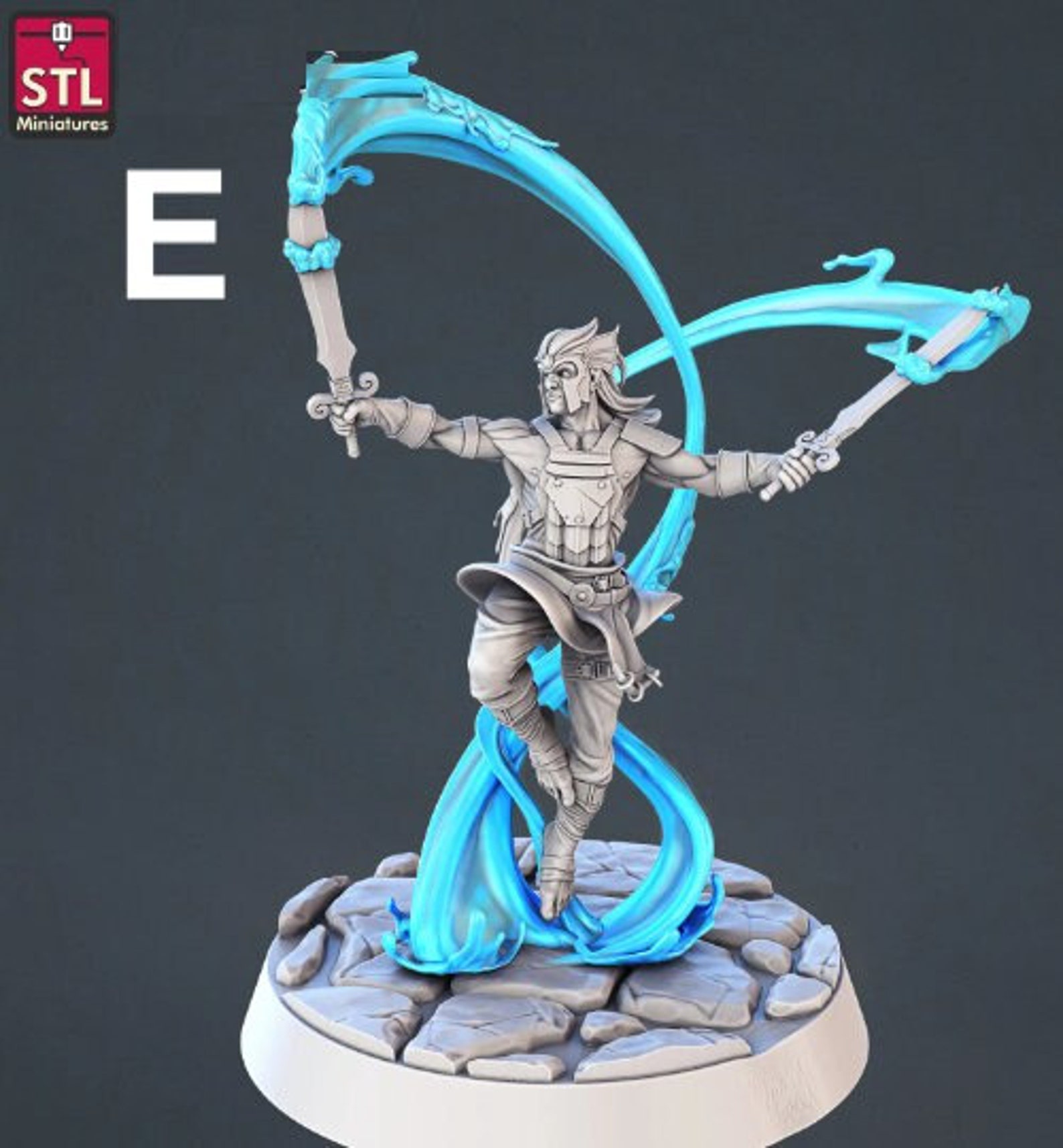 Genasi Character Set by STL Miniatures - RPG Wargames Tabletop Gaming ...