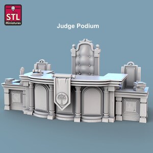 Magistrate Set - STL Miniatures - Dnd RPG Wargames Tabletop Fantasy ...