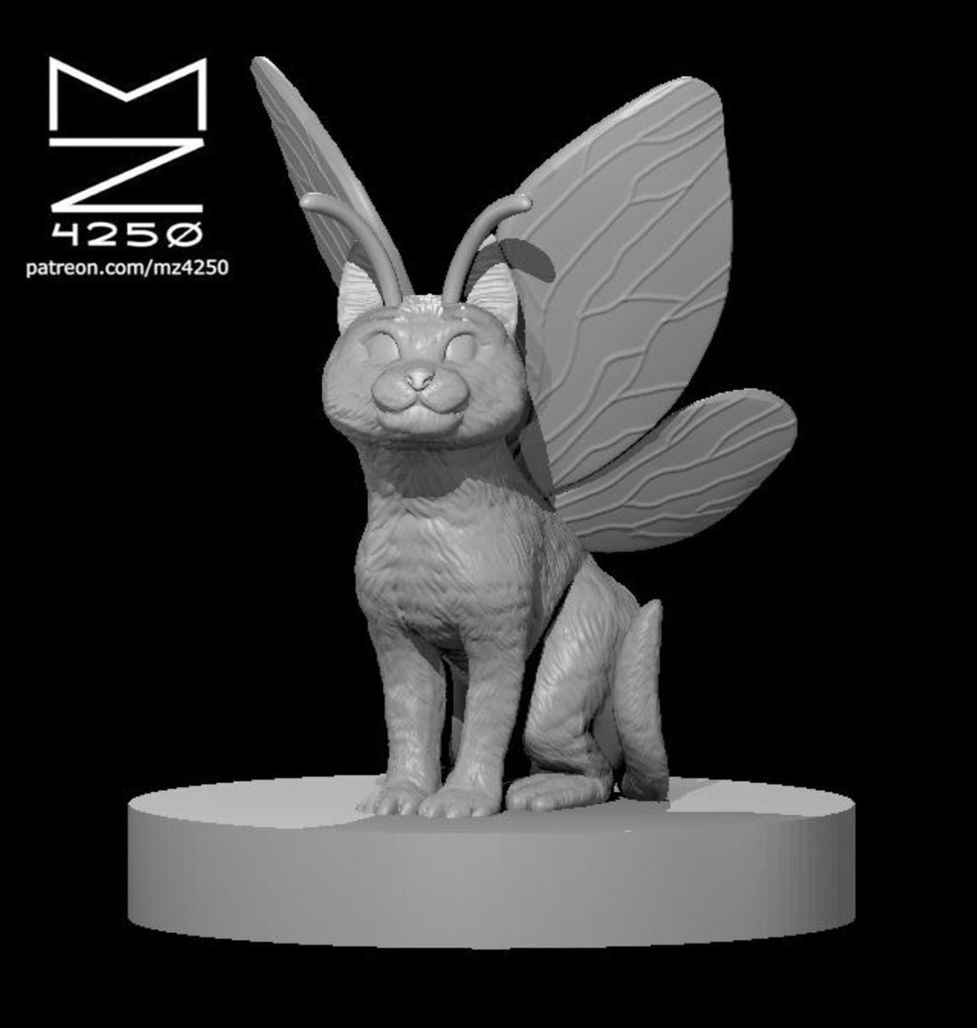 Fey Cat Mini - Mz4250 - D&D Pathfinder Fantasy RPG Tabletop Roleplaying ...