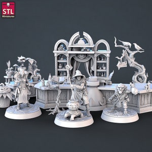 Toxic Vendors Set - STL Miniatures - Dnd RPG Wargames Tabletop Fantasy ...