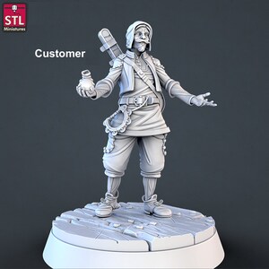 Music Store Set - STL Miniatures - Dnd RPG Wargames Tabletop Fantasy ...