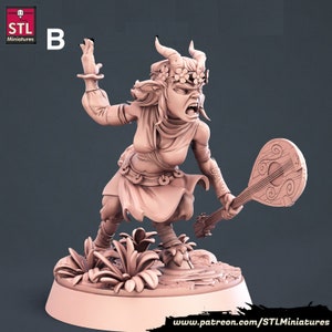 Satyrs Set by STL Miniatures - RPG Wargames Tabletop Gaming - Minis ...